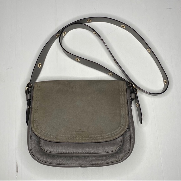 kate spade | Bags | Kate Spade Gray Shoulder Bag | Poshmark
